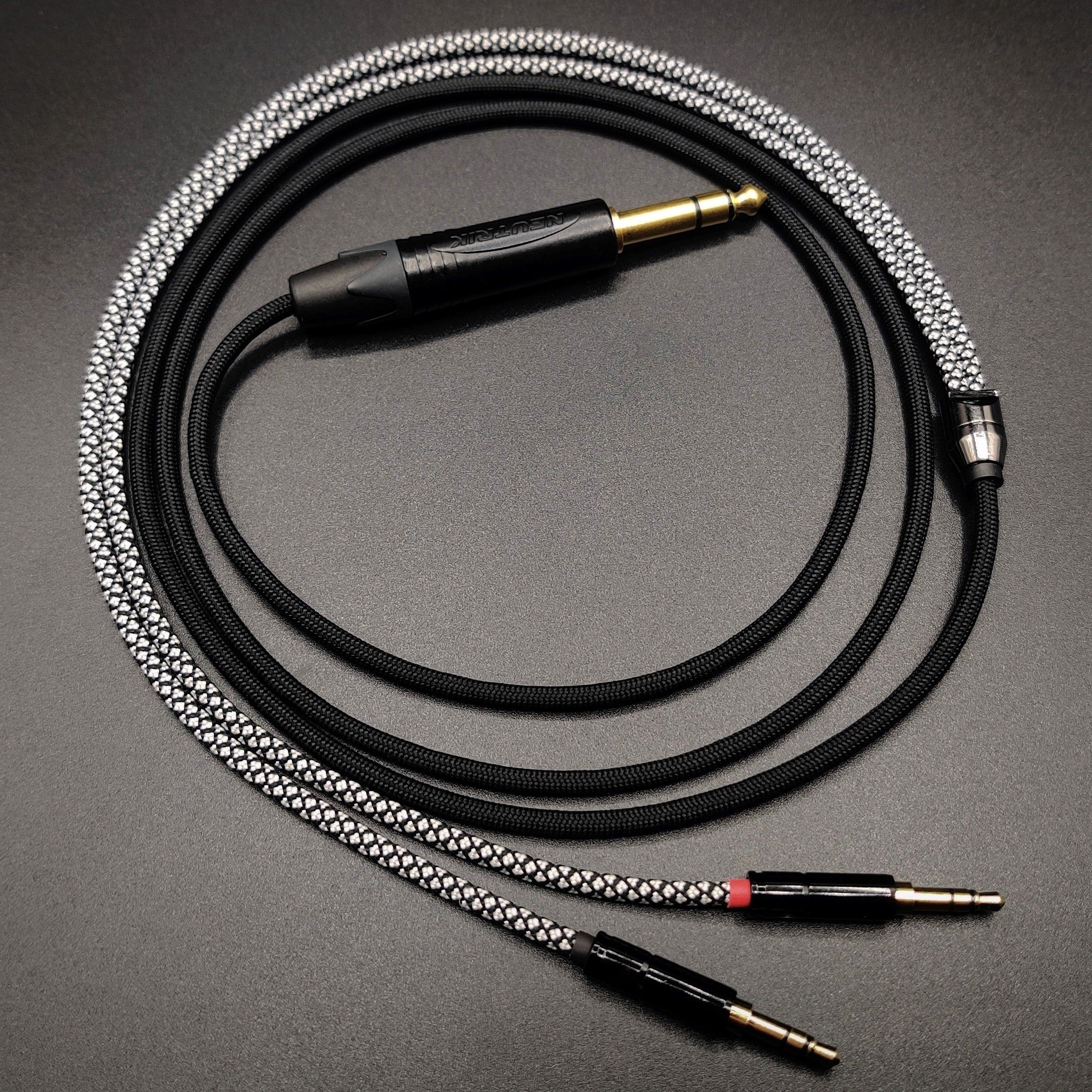 Dual 3.5mm Headphone Cable - Single Sleeve – SkyAudioCables